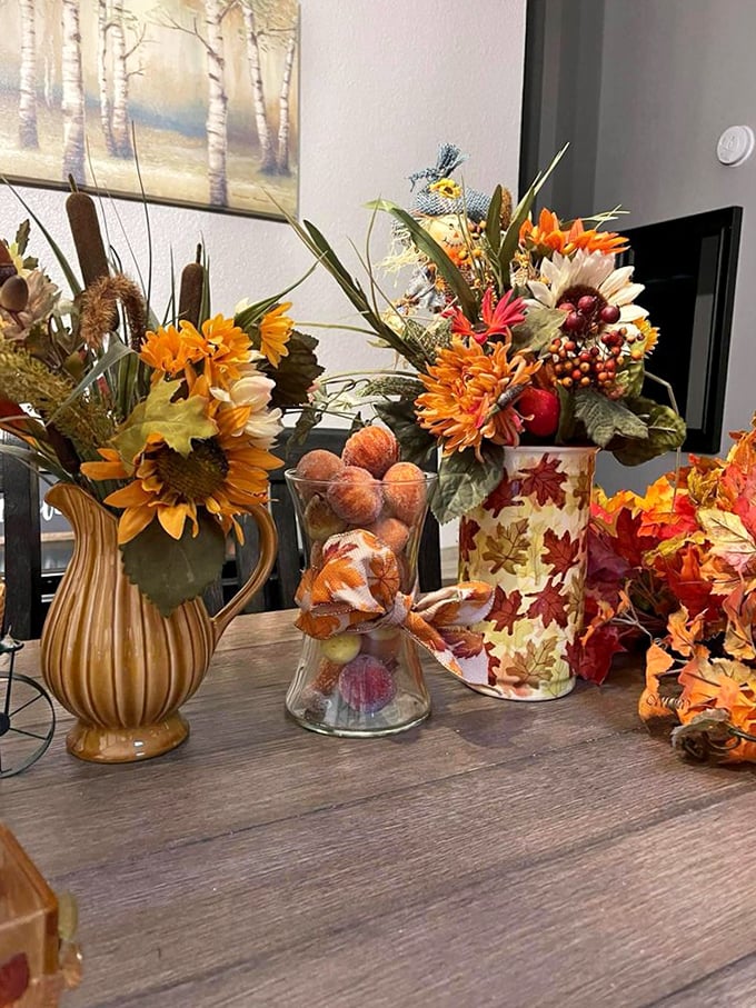 Fall decor that brings the harvest home. These seasonal arrangements prove that autumn warmth doesn't require a splurge.