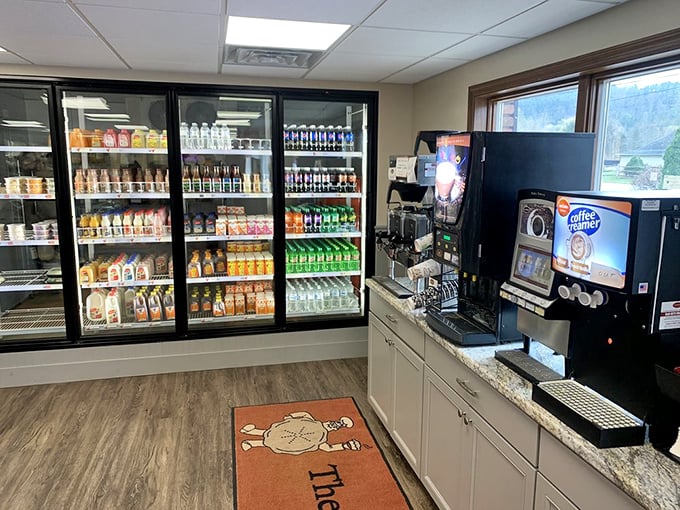 The beverage cooler that understands sometimes you need something to wash down that third slice. Hydration is important when embarking on pie adventures.