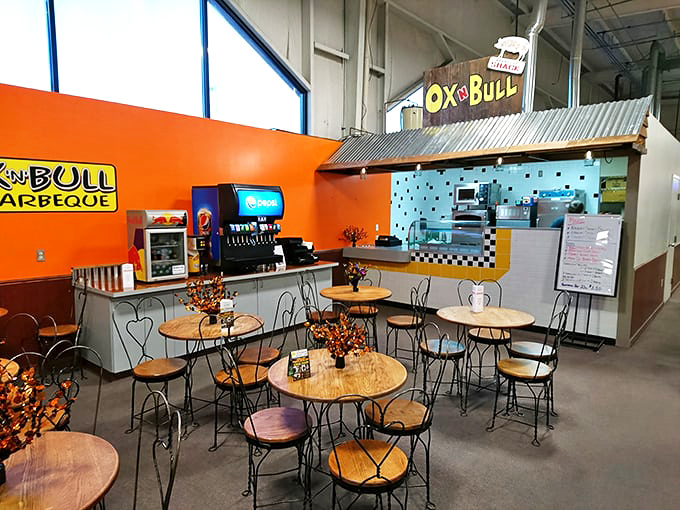 Ox and Bull BBQ serves up comfort food amid the antiques &ndash; shopping fuel at its finest.