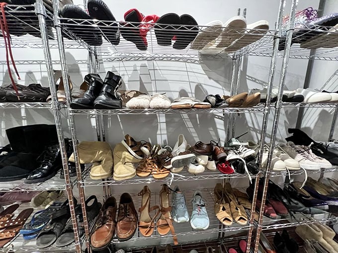 Cinderella had one fairy godmother; here, hundreds of shoes await their perfect match at prices that won't turn your wallet into a pumpkin.