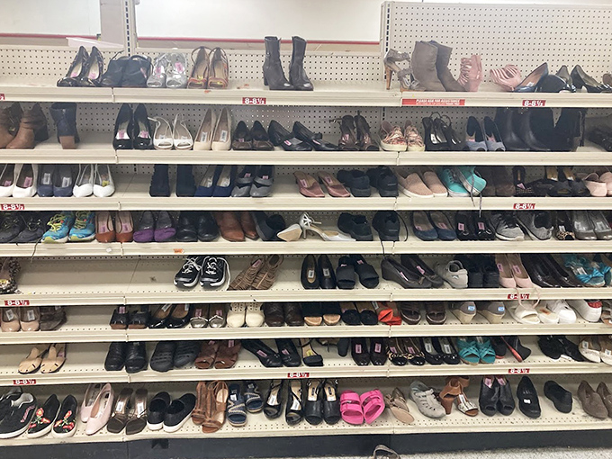 Shoe paradise&mdash;from barely-worn designer heels to dad sneakers with plenty of miles left.