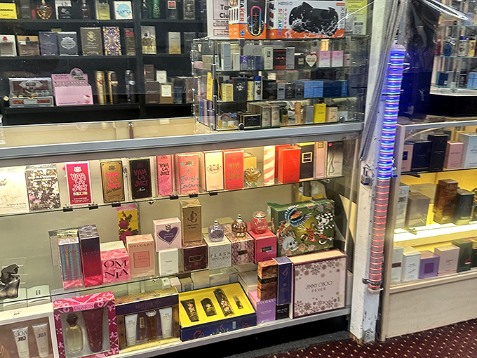 Perfume paradise where designer scents gather without their designer price tags. Smell expensive without spending a fortune&mdash;Vegas magic at its finest.