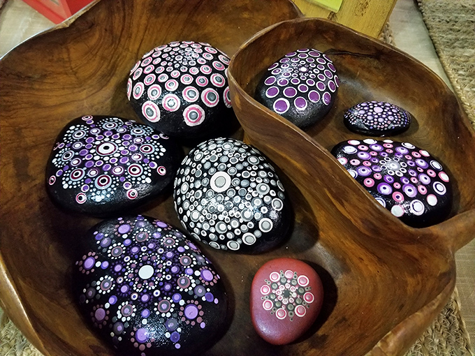 These hand-painted mandala stones prove that sometimes the most captivating art comes from the humblest materials&mdash;river rocks and patient hands.