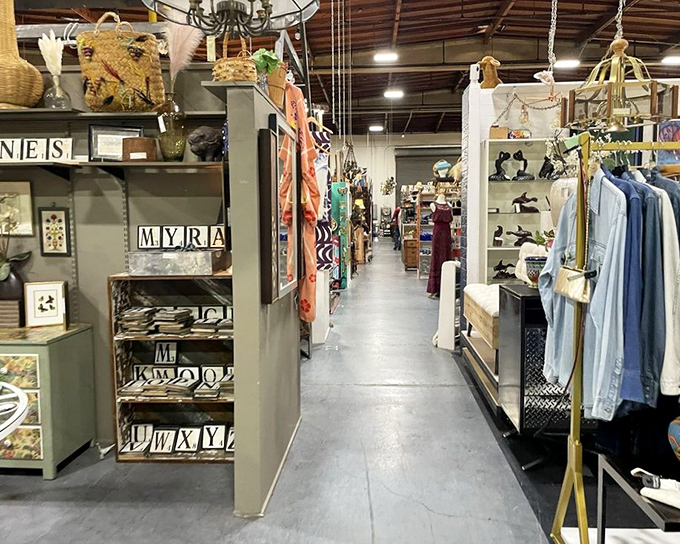 A well-organized wonderland where mid-century meets your century in perfect retail harmony.