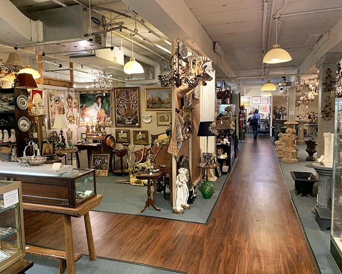 Down the rabbit hole of antiquing you go! These corridors of curated collectibles lead shoppers from one dealer's vision to another's passion project.