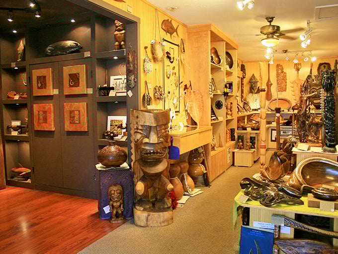 Inside, every carved figure seems to have a story that starts with "You won't believe what happened next."