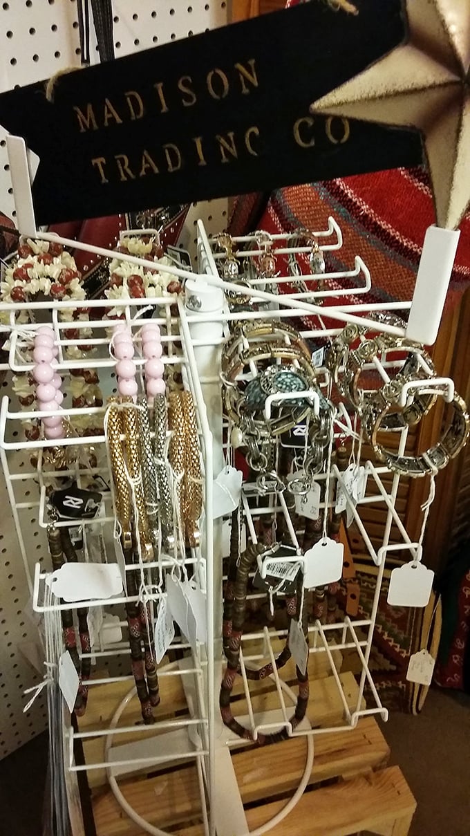 Jewelry displays that sparkle with possibility&mdash;each necklace and bracelet waiting for its second chance to adorn and delight.