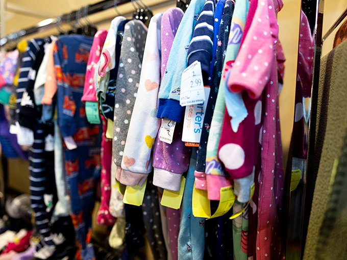 Tiny fashion for tiny humans who outgrow everything in minutes. These colorful sleepers and onesies are practically new – babies are notoriously fickle fashionistas.