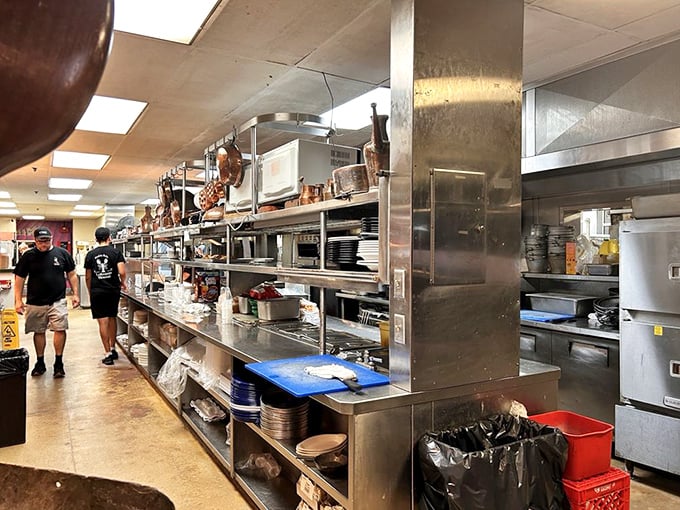 Behind the scenes where seafood magic happens &ndash; a glimpse into the organized chaos that delivers oceanic treasures to your table.