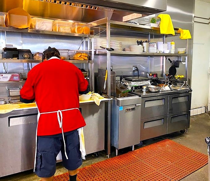Where the magic happens. This kitchen may not be fancy, but it's the birthplace of memories disguised as meals.
