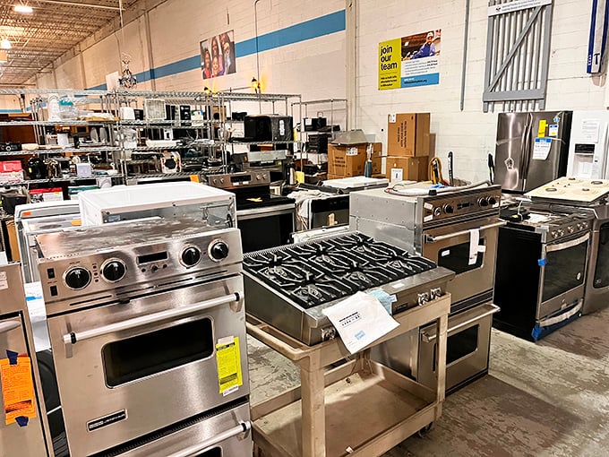 Stainless steel appliances gleaming like a showroom, except these prices won't require you to take out a second mortgage payment.