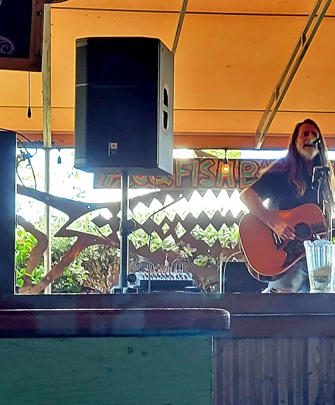 Live music that pairs perfectly with fresh seafood and cold drinks. The soundtrack to your "I can't believe we found this place" moment.