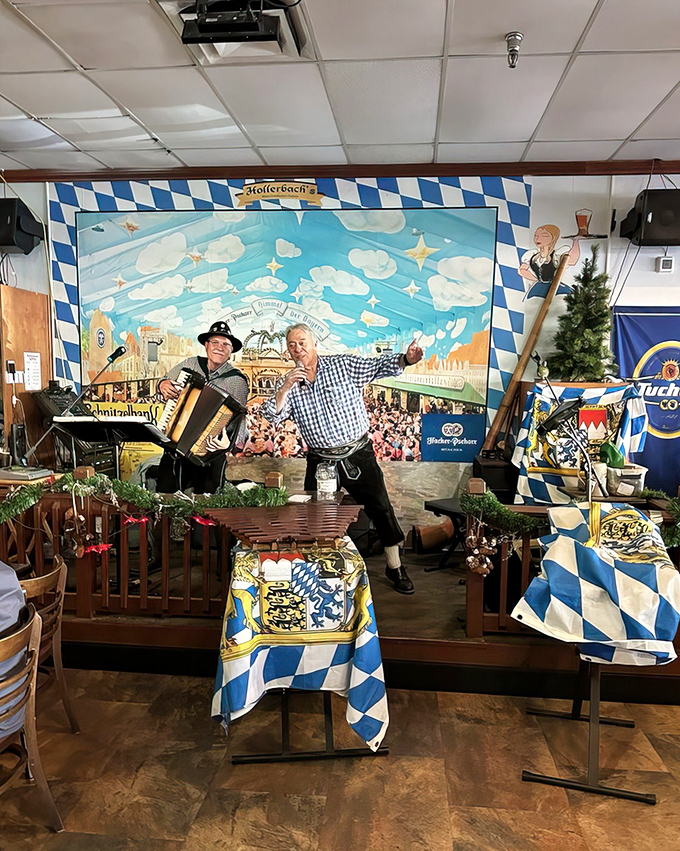 Live accordion music transforms dinner into a cultural experience – lederhosen optional but highly encouraged.