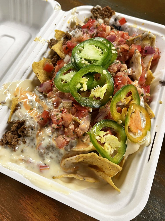 These nachos aren't just loaded&mdash;they're carrying more treasures than a pirate ship returning from the Caribbean.