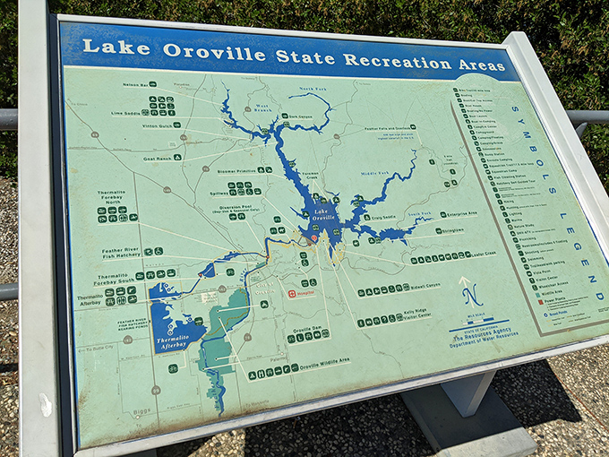 The recreation area map proves this place has more fingers than a piano player, each cove hiding its own adventure.