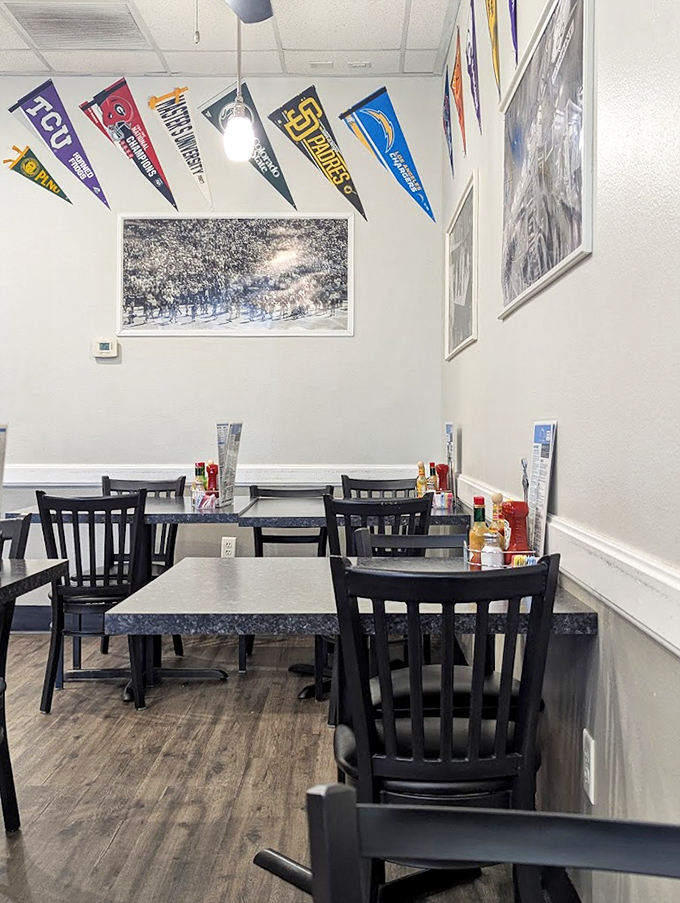The dining area feels like eating in a friend's finished basement&mdash;if that friend happened to be an exceptional breakfast cook.