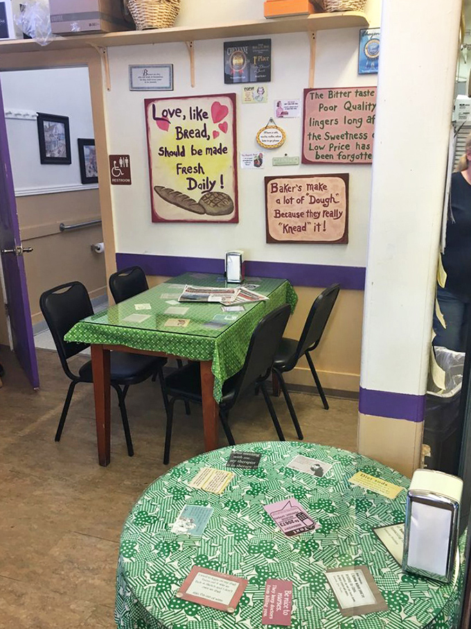 The quirky signs and cozy seating make this place feel like eating in a friend's kitchen&mdash;if your friend baked professionally.
