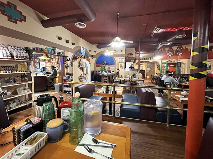 The dining room buzzes with the happy sounds of forks meeting plates and the occasional "you've got to try this" from neighboring tables.