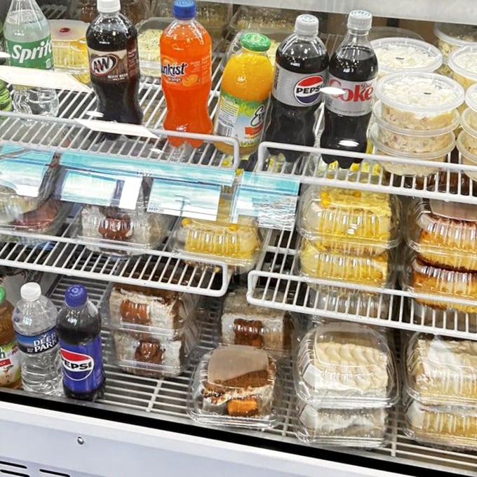 Sweet treats waiting in the cooler &ndash; because every great meal deserves a proper finale.