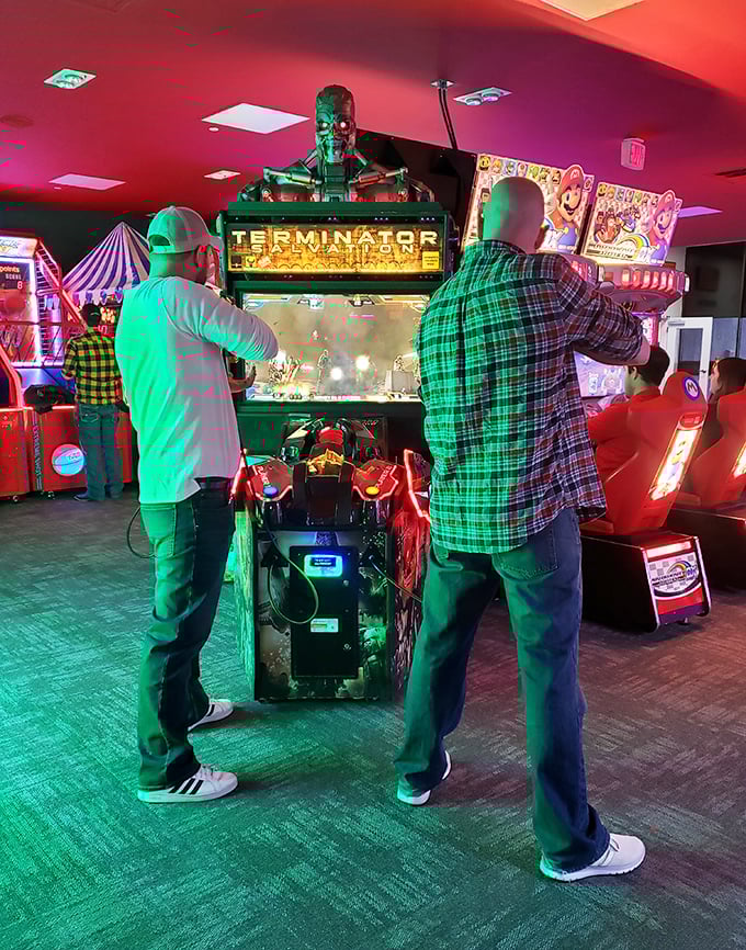 The Terminator arcade game: where men of a certain age can relive their '90s glory days while younger folks wonder what's so special.