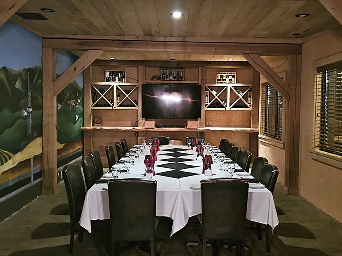 The private dining room stands ready for special occasions &ndash; where family gatherings become the memories you'll talk about for years.