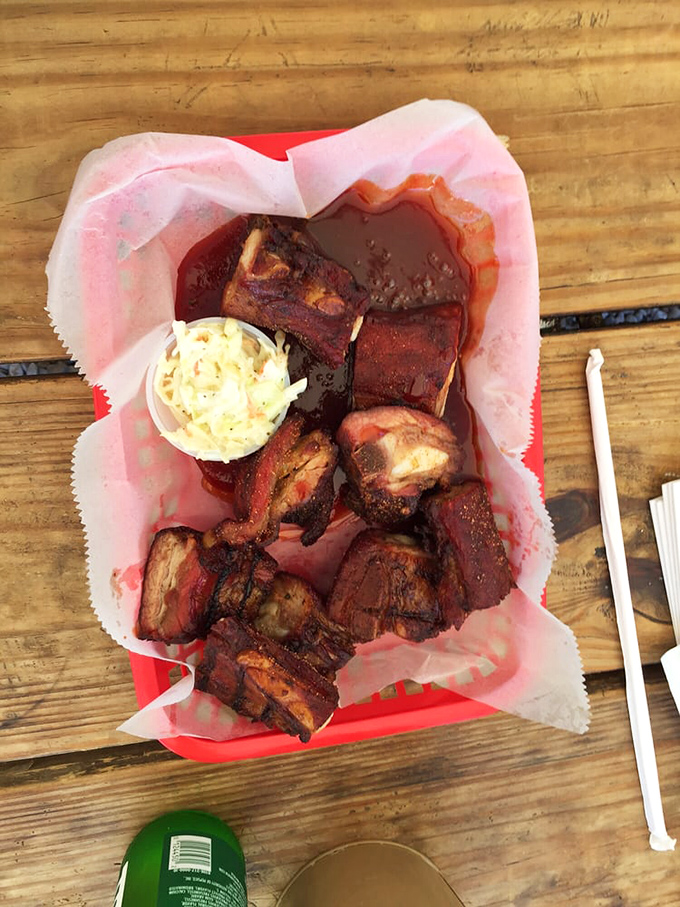 Rib tips &ndash; those magical morsels where smoke, meat, and fat create a trifecta of flavor that makes you forget table manners ever existed.