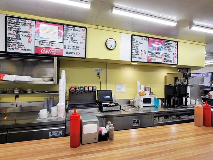 Order here, happiness delivered there. The menu boards haven't changed in decades because perfection needs no updates.