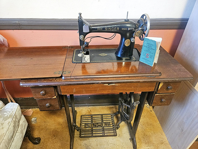 This vintage Singer sewing machine isn't just an appliance&mdash;it's a piece of American history with stories stitched into every inch.