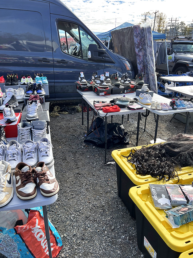Sneaker collectors, rejoice! These tables of footwear would make any shoe enthusiast stop in their tracks&mdash;pun absolutely intended.