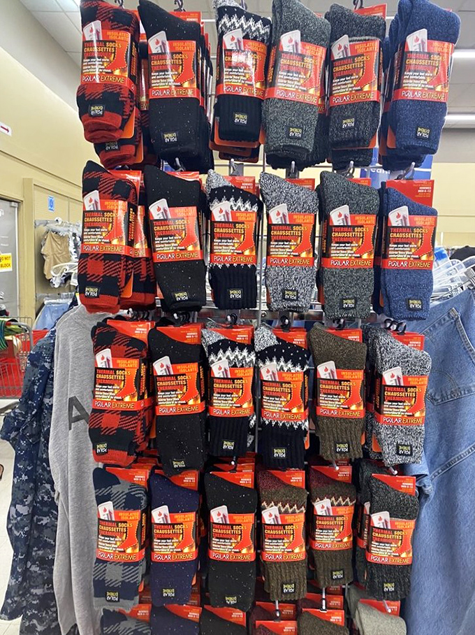 Sock paradise! Because even in Hawaii, sometimes your feet need a cozy hug from something other than sand.