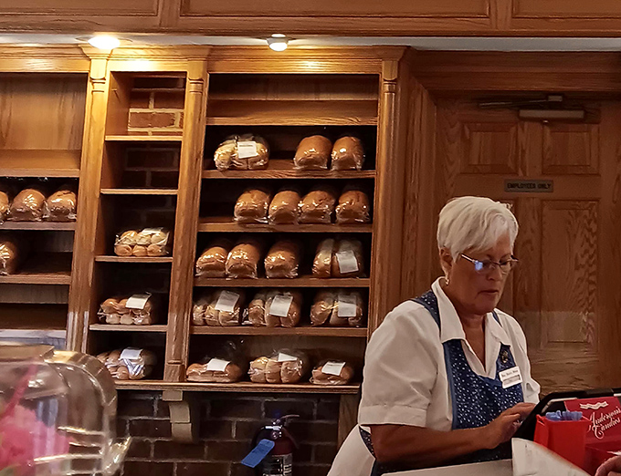 Fresh bread shelves that could make Wonder Bread weep with envy&mdash;this is the real deal.