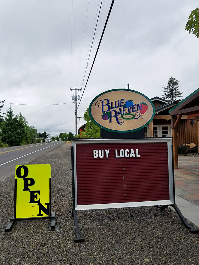 Buy Local isn't just a slogan here&mdash;it's the Blue Raeven philosophy that makes every bite taste like an Oregon story.