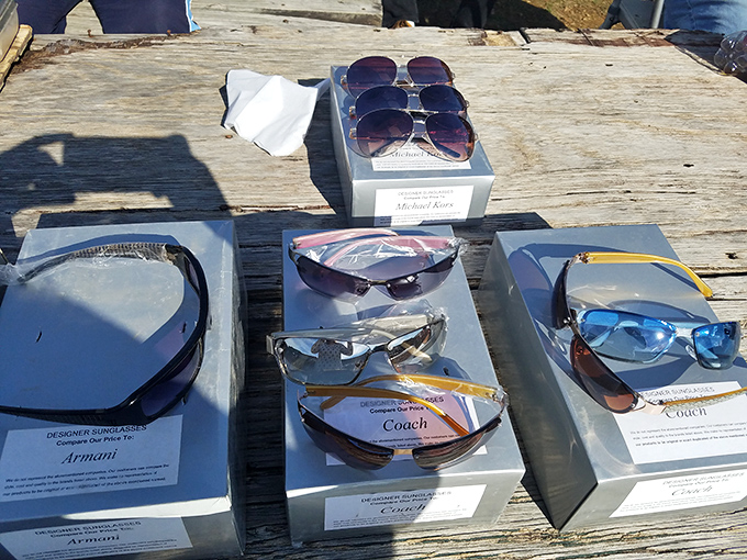 Designer sunglasses at decidedly un-designer prices. Whether they're authentic or "authentic," you'll look equally fabulous squinting at price tags across the market.