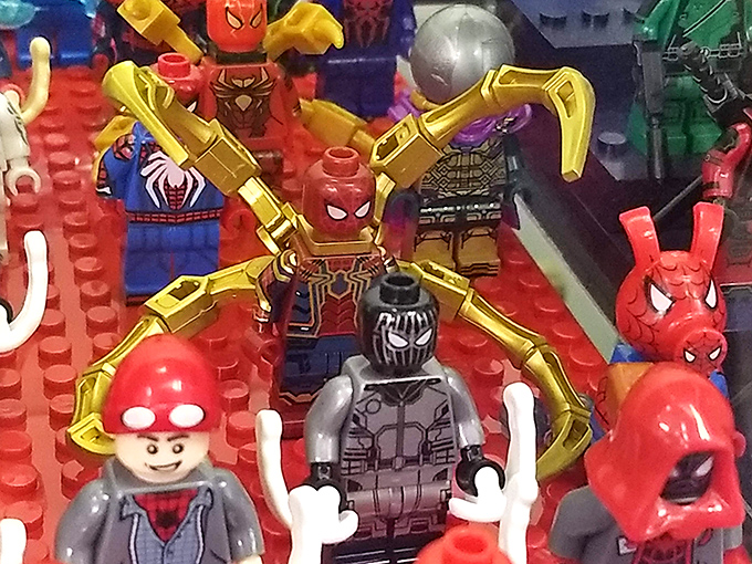 Spider-Man leads an army of plastic heroes in this miniature marvel universe. Even superheroes need a place to retire.