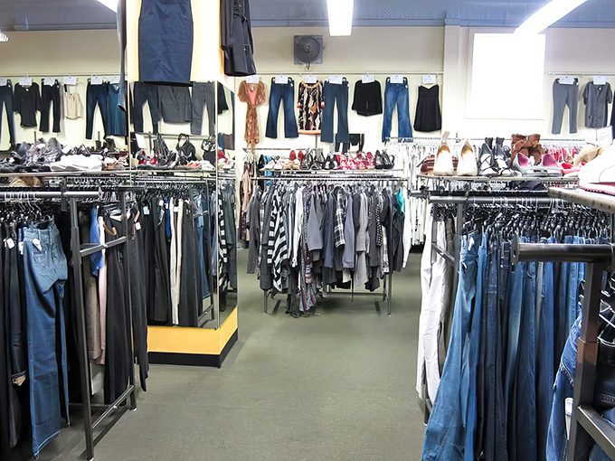 The promised land of organized secondhand shopping, where your $30 transforms into an entire wardrobe refresh. Retail therapy indeed.