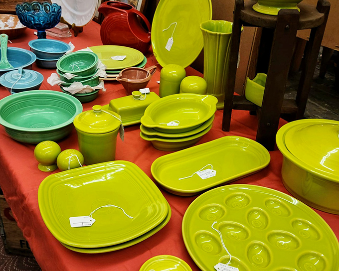 Fiestaware's vibrant lime green brings midcentury optimism to modern tables&mdash;these aren't just dishes, they're conversation pieces with history baked in.
