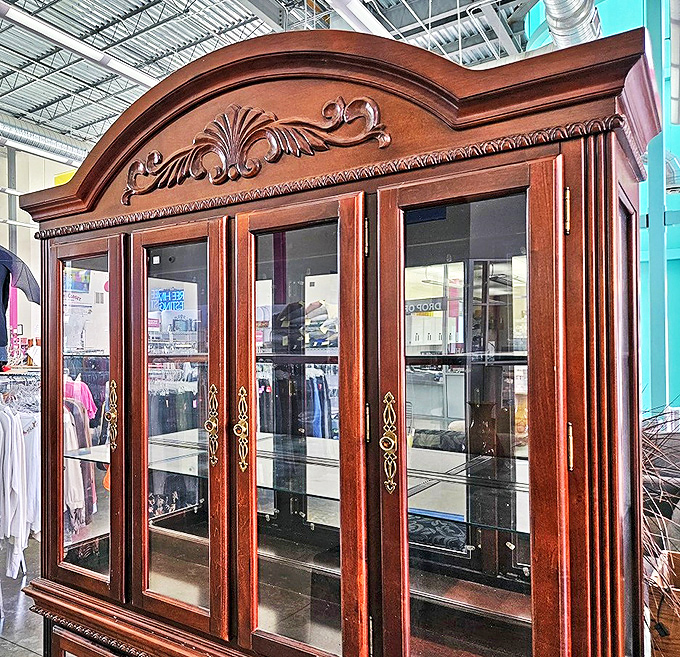 This isn't just furniture; it's architectural woodworking that transforms any room from "just moved in" to "old money elegant."