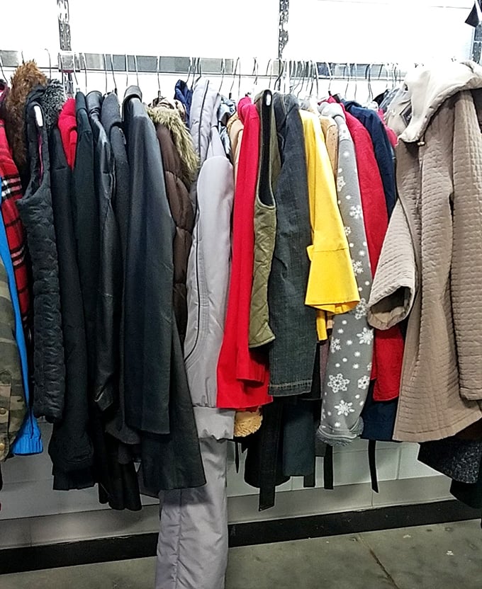 Winter in South Carolina might be brief, but the coat selection is mighty. That yellow jacket could brighten even the gloomiest January day.