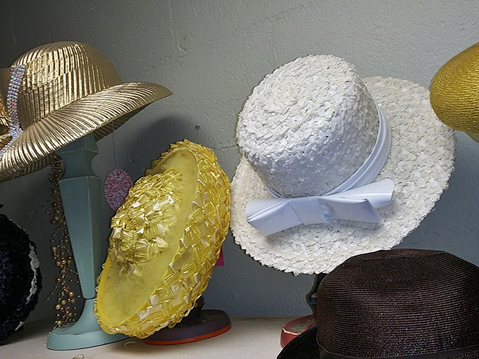 These vintage hats aren't just accessories&mdash;they're time machines perched on stands, waiting to transform ordinary heads into extraordinary ones.