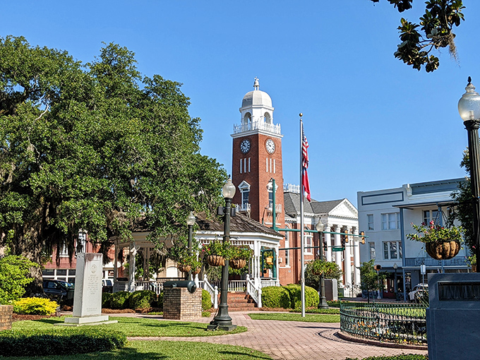 Bainbridge's colorful murals add artistic flair to historic buildings, blending past and present in delightful ways.