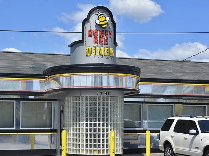 The Honey Bee Diner's charming mascot has been greeting hungry Marylanders for decades. Where breakfast is always the bee's knees.