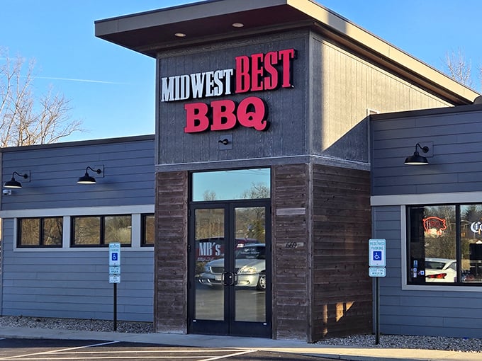 Midwest Best's modern building houses time-honored smoking traditions that respect the BBQ classics.
