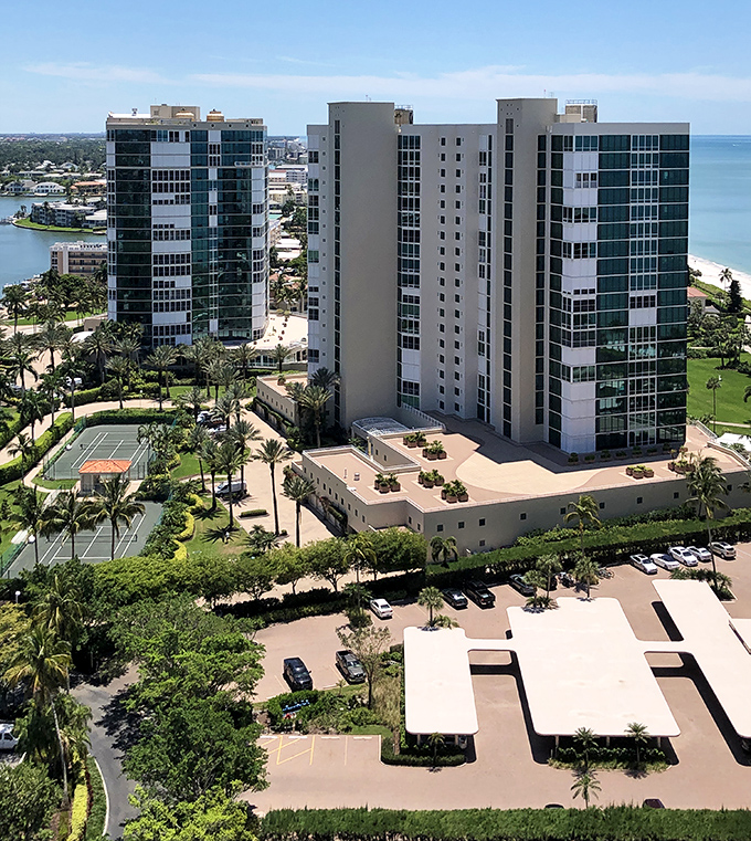 Naples' luxury high-rises might stretch your $2,400 budget, but the stunning beachfront location makes creative budgeting worthwhile.
