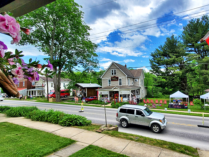 Pastoral scenes unfold like living postcards where every season paints the landscape in different colors.