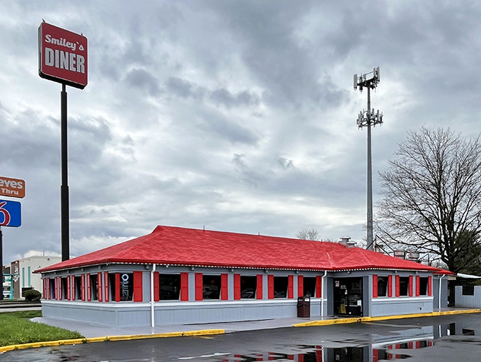 Smiley's Diner's fire-engine red roof might be what catches your eye, but it's their breakfast that will capture your heart.