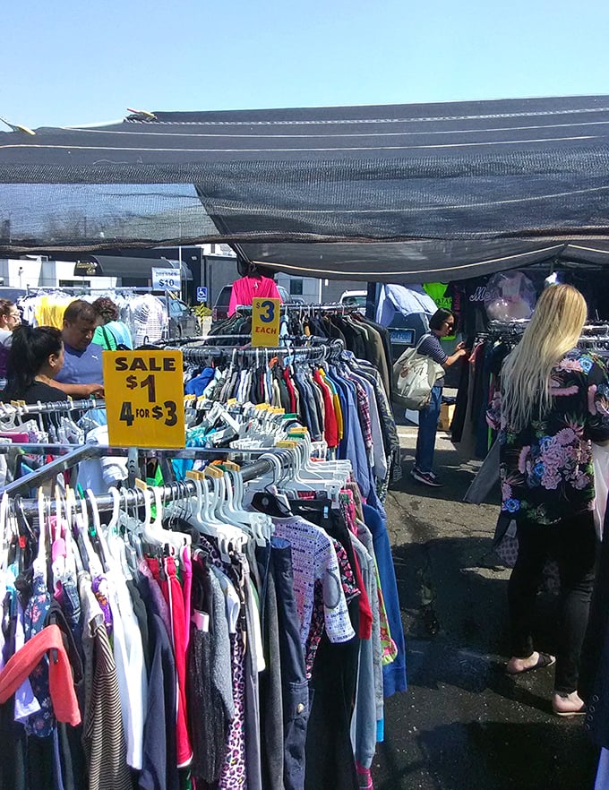 Long Island's outdoor market creates a temporary shopping village where families discover weekend entertainment and hidden treasures. 