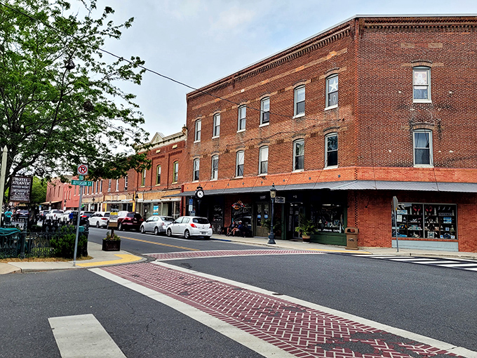 Berlin's brick-lined streets and historic storefronts create the perfect small-town tableau. Norman Rockwell would've needed extra paint.
