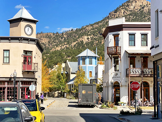 Colorful homes dot the hillsides around Buena Vista, where mountain majesty meets reasonable housing costs. Retirement with a view!
