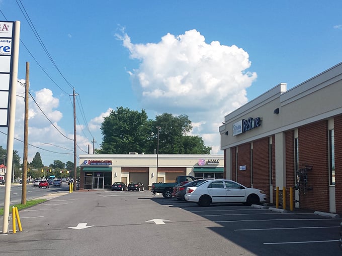 The unassuming parking lot hides what DIY enthusiasts know&mdash;this is where home improvement dreams come true without the big-box store prices.