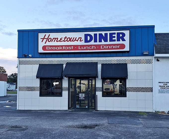 Sometimes the best diners look exactly like what you'd draw if someone said "picture the perfect neighborhood breakfast spot."